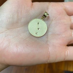 Element Shine | Jewelry | 4k Solid Real Gold Ohm Om Medallion Pendant ...